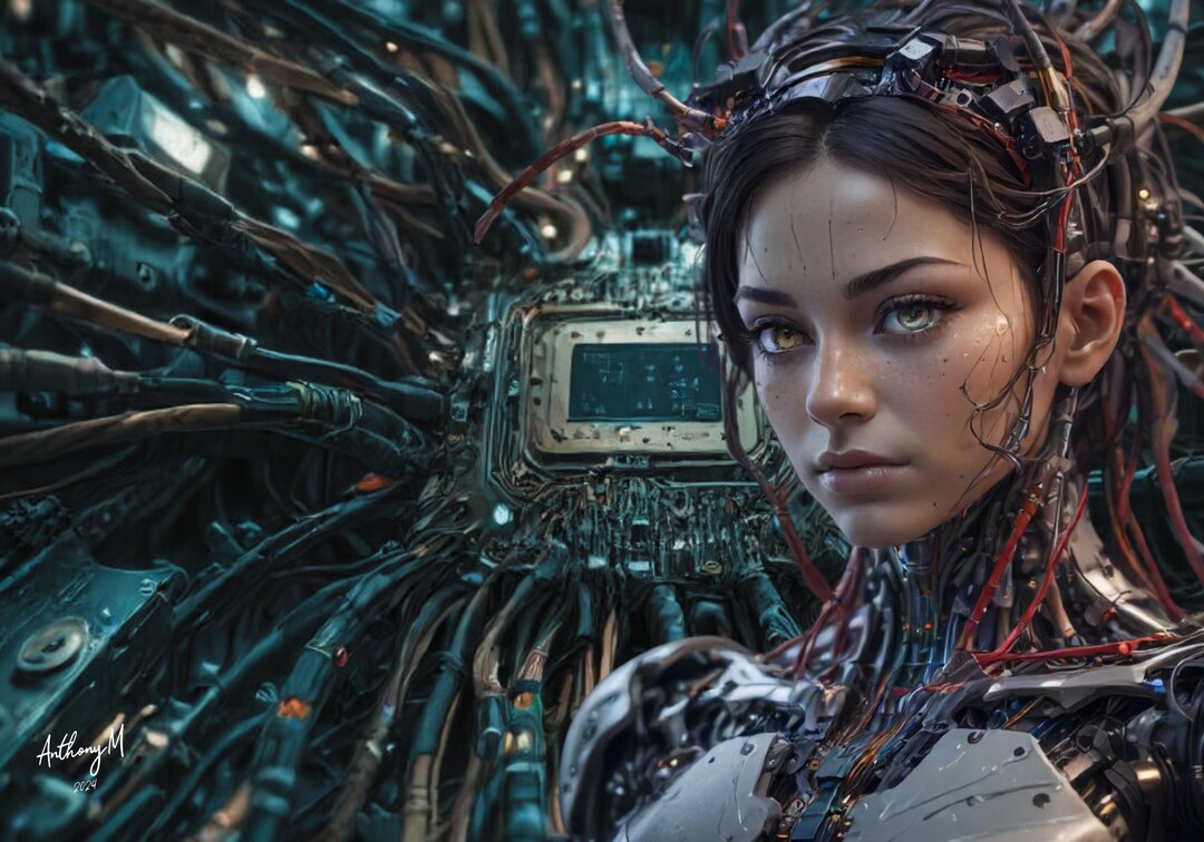 Totally Wired Number 1 Wall Art Print, Sci Fiction Collection, Decor ...