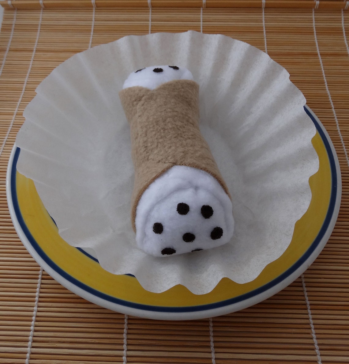 Squeaky Cannoli Dog Toy for Smaller Dogs - Etsy