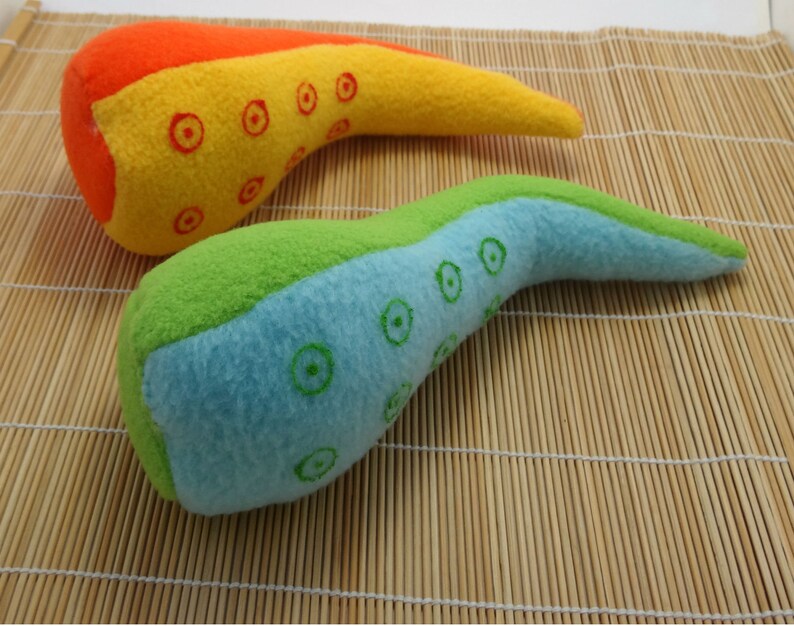 Squeaky Squid Tentacle Dog Toy | Etsy