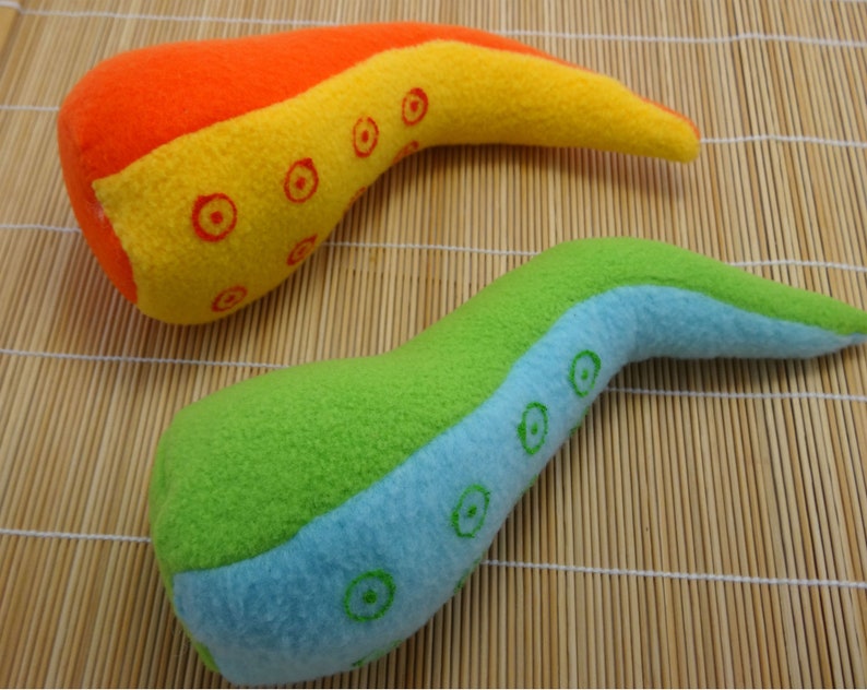 Squeaky Squid Tentacle Dog Toy | Etsy