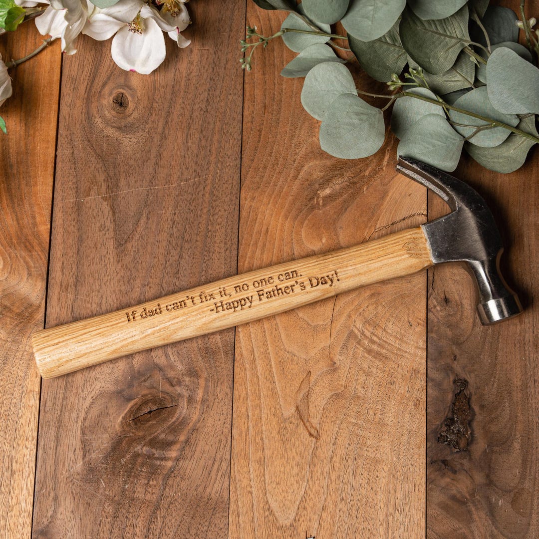 Custom Engraved Hammer With Your Personalized Phrase Thoughtful Gift ...