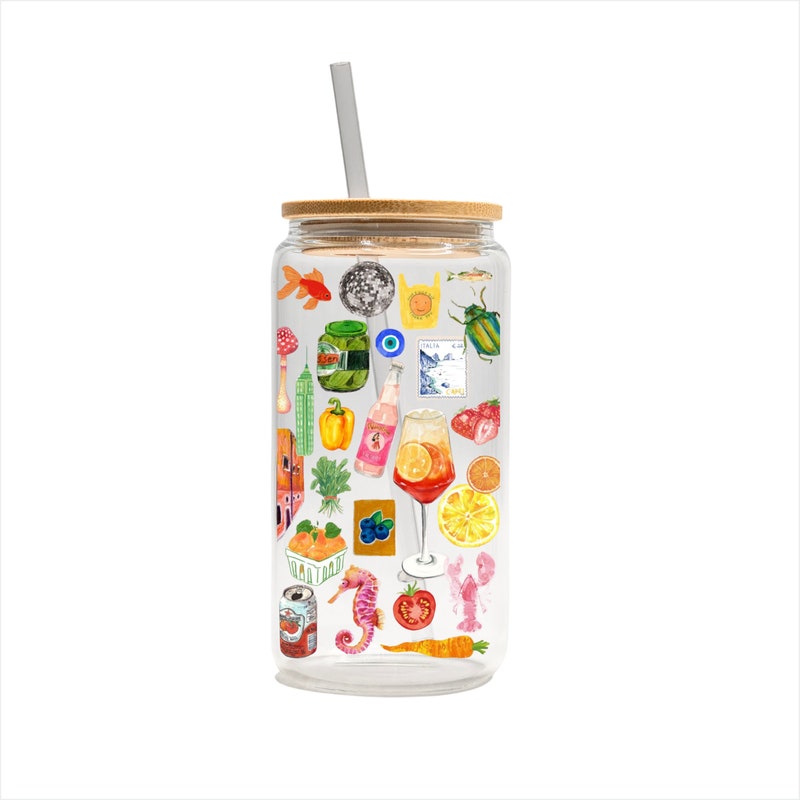 Funky Drink Glasses - Etsy