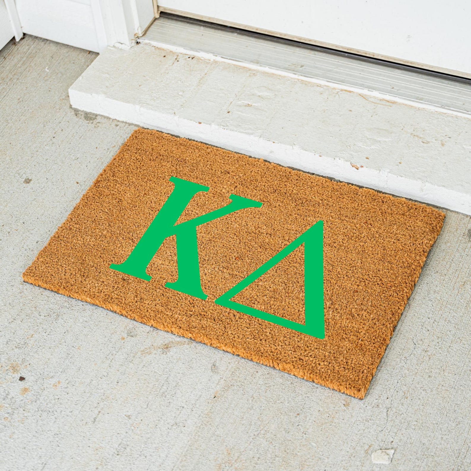 Kappa Delta Sorority Doormat • KD Greek Letters Welcome Mat • Big ...