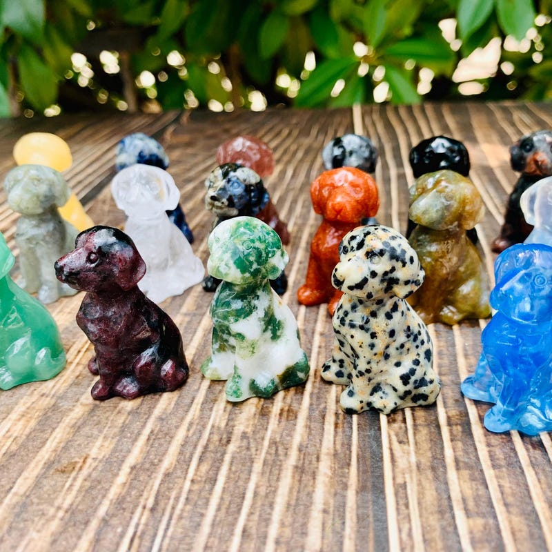 Dog Small Sculptures Stone - Etsy UK