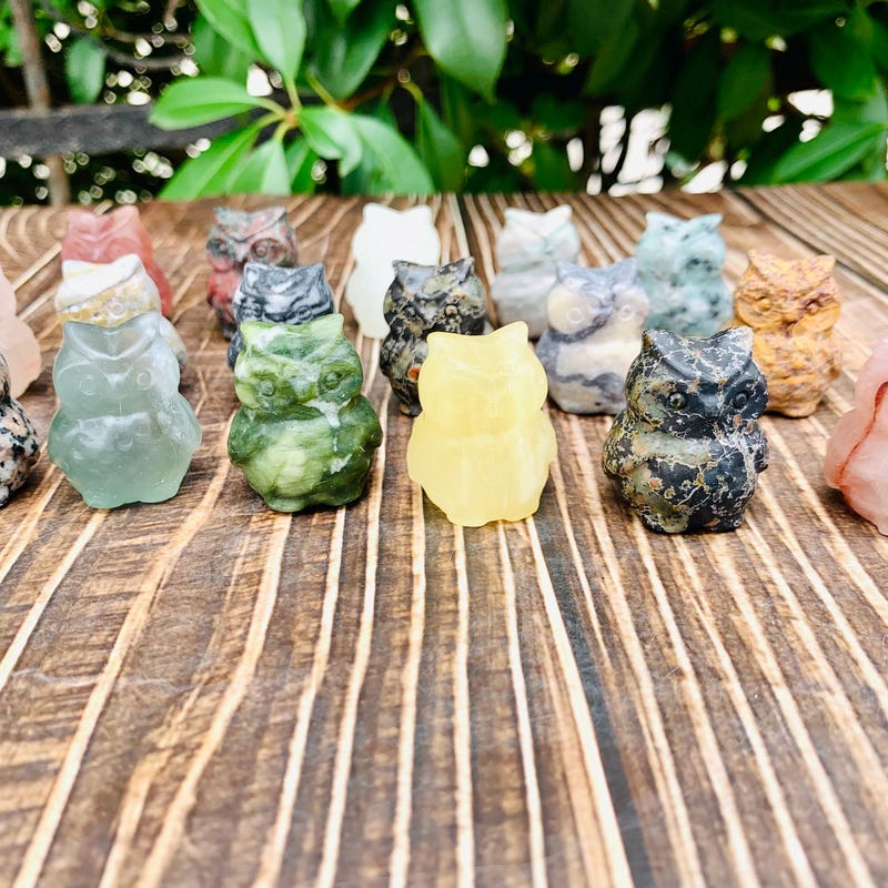 Crystal Owl - Etsy