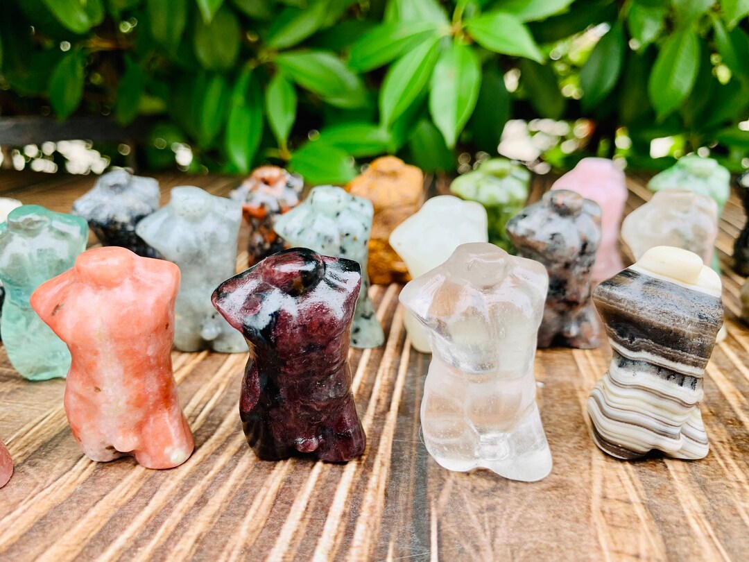 1.6'' Natural Crystal Male Sculpture, Crystal Male Figurines, Home ...