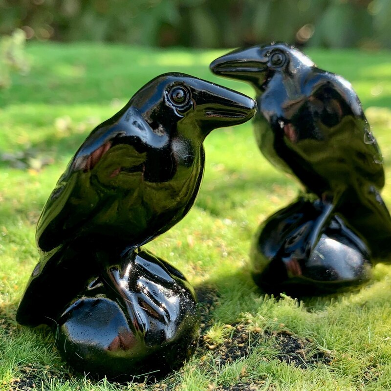 Raven Sculpture - Etsy