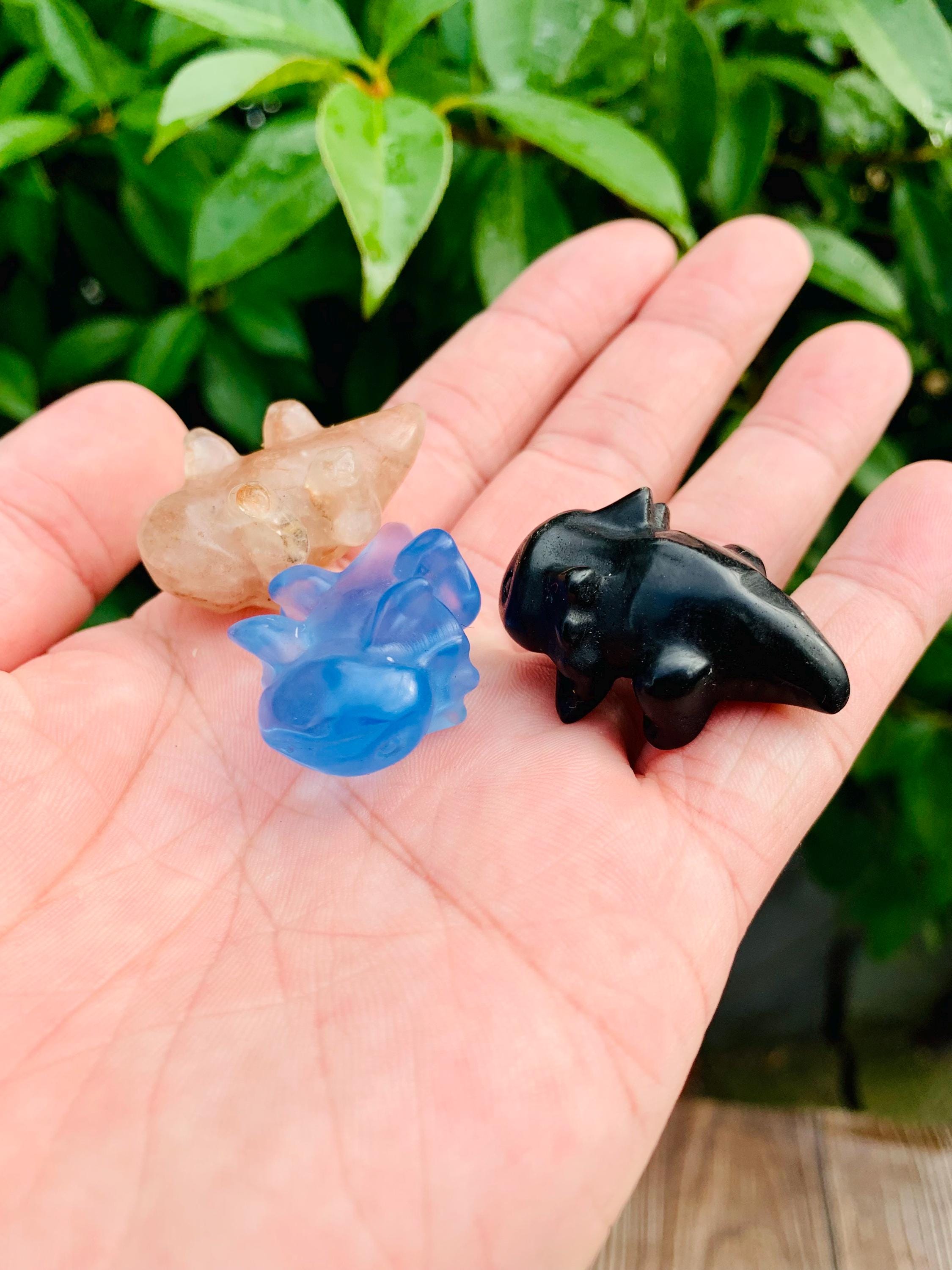 1.5'' Hand-carved Crystal Baby Axolotl Figurines, Home Decor, Crystal ...