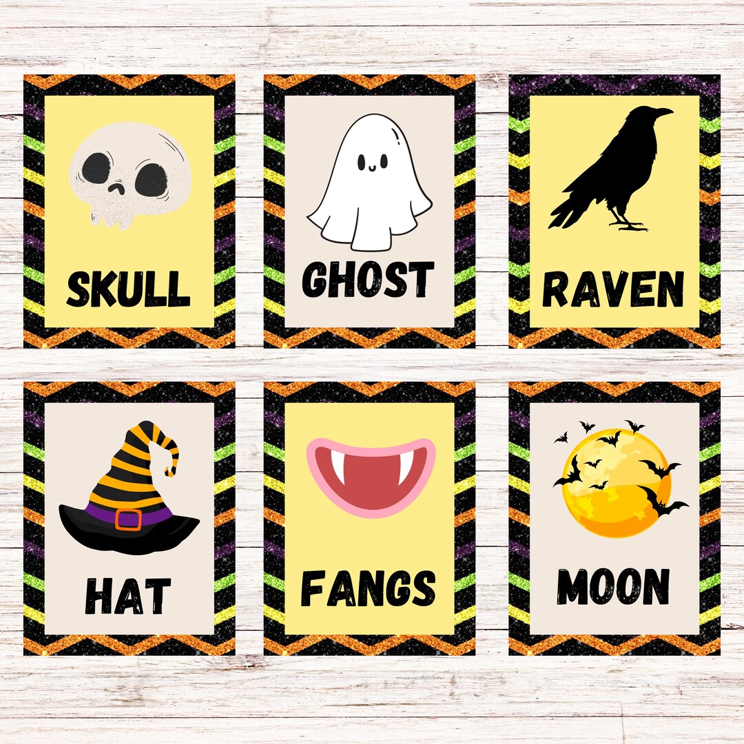 15 Halloween Sight Word Posters - Giant Flashcards - Homeschool ...