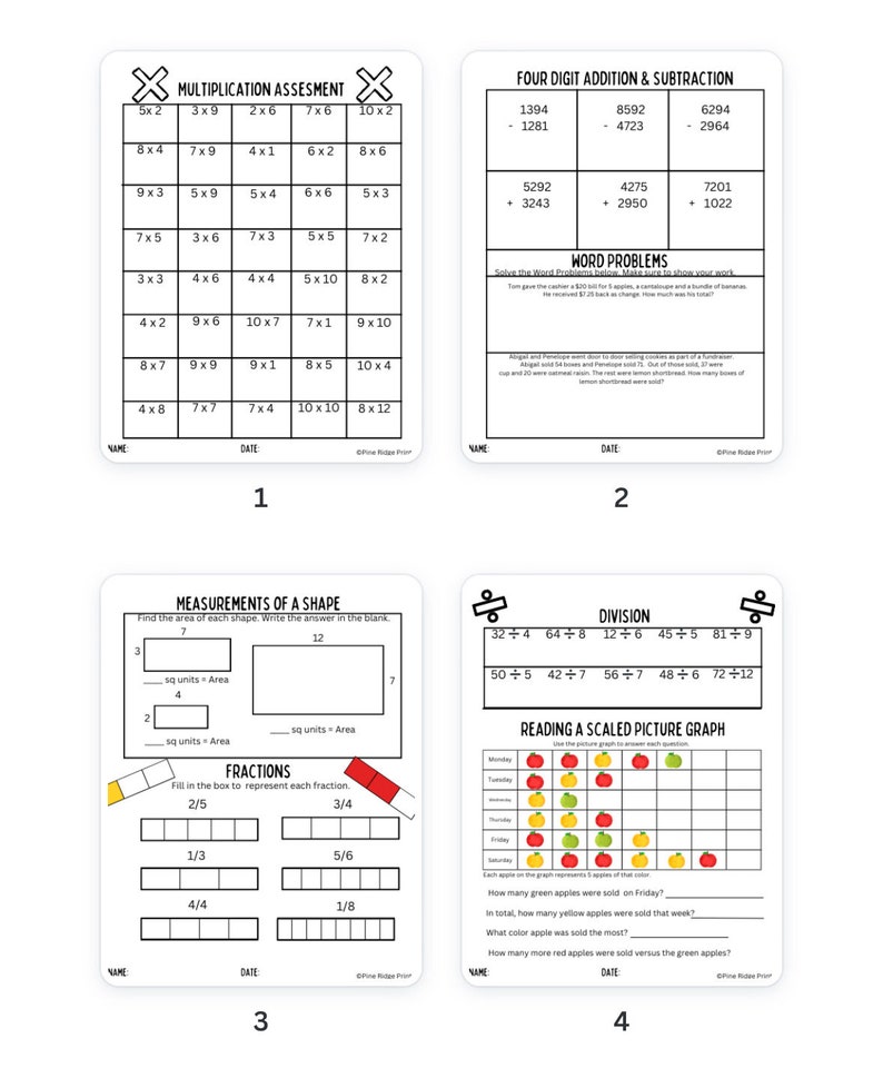 Unofficial End of the Year Summer 3rd Grade Warm up - Back to School ...