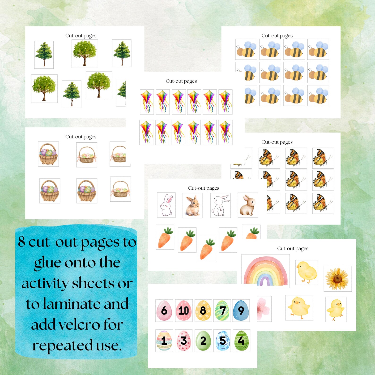 Spring Counting 1-10 Activity | Preschool Math Printable | Toddler ...