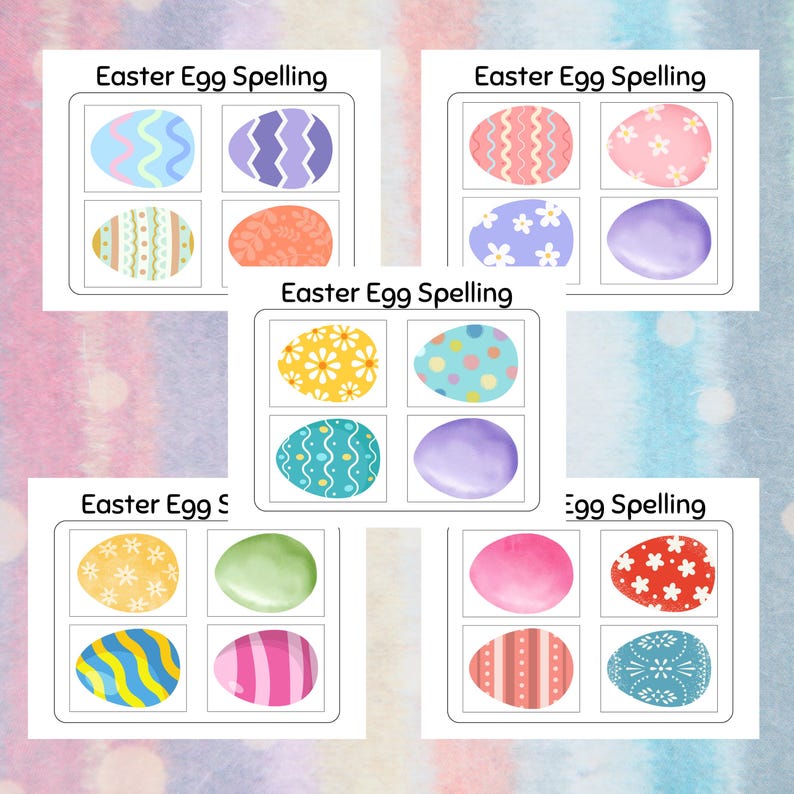 Easter Egg Spelling Activity | CVC Word Matching Game | Hands-on ...