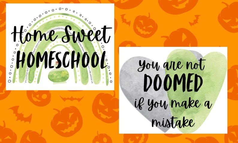 7 Halloween Themed Homeschool Wall Art - Home Sweet Homeschool - Simple ...