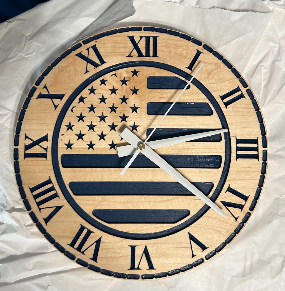 Handcrafted Wall Clocks - Etsy
