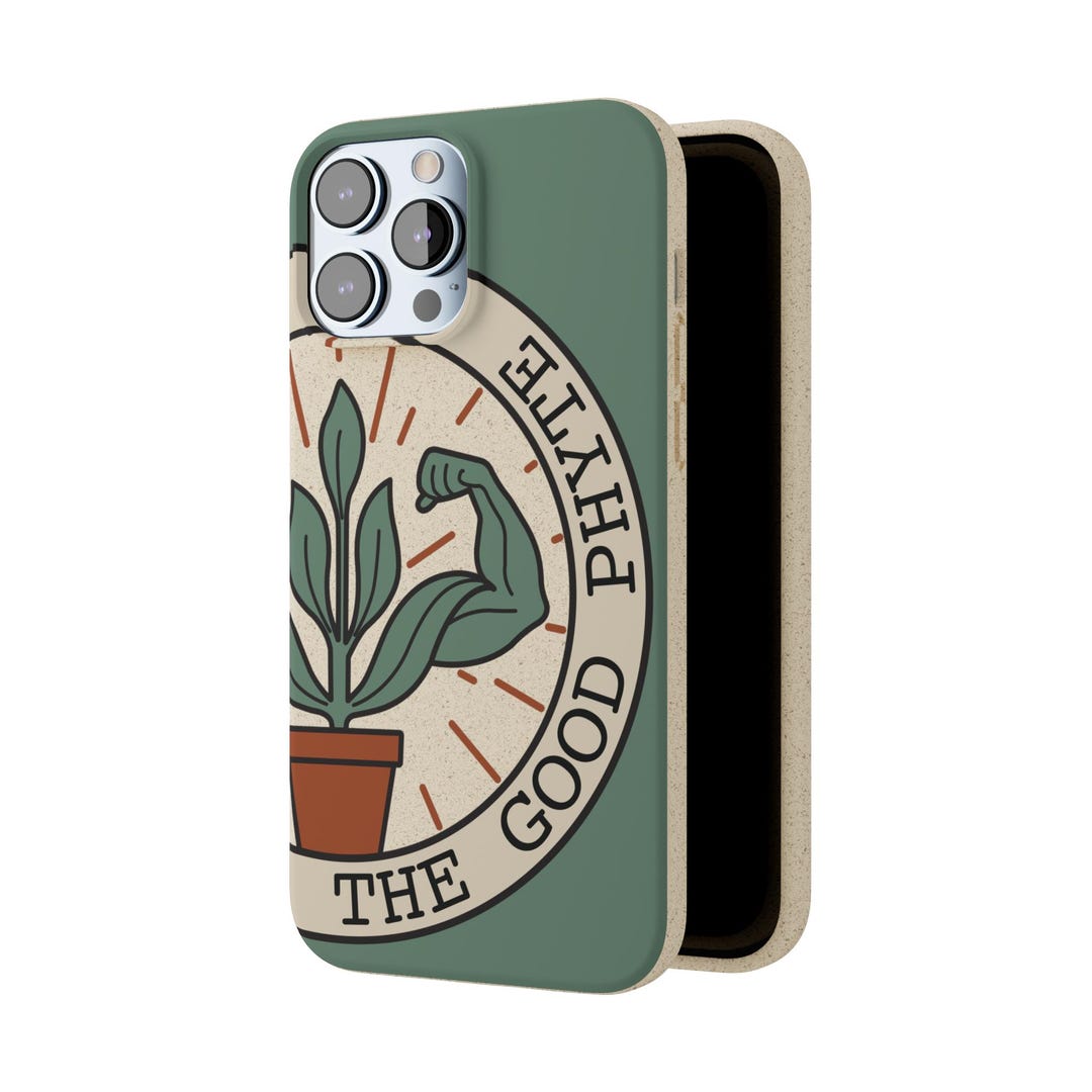 The Good Phyte Soldier Logo, Cactus Green Background - iPhone 16 15 14 ...