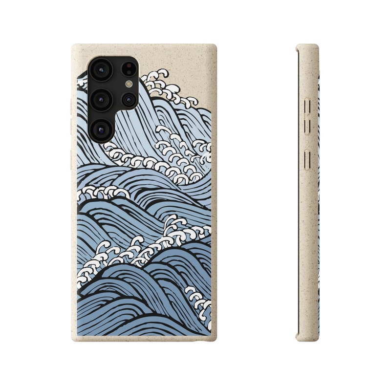 Rising Tide - Vintage 1903 Japanese Wave Design, iPhone 16 15 14 13 12 ...
