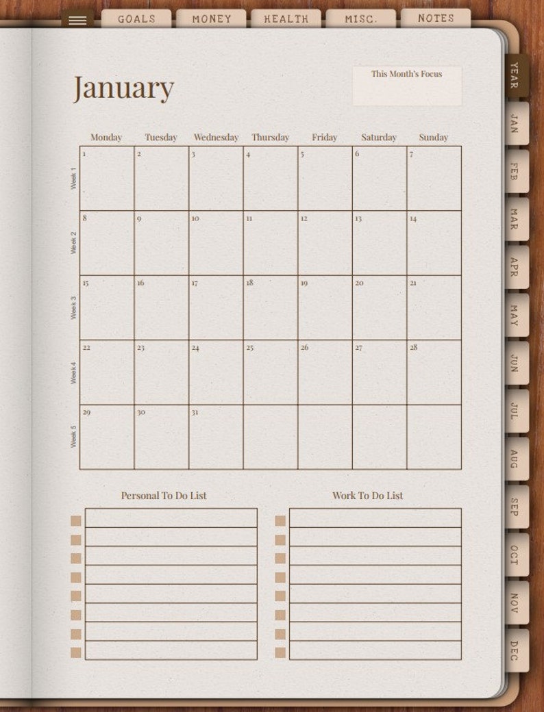 2024 Ultimate Digital Planner Interactive PDF Daily, Weekly, Monthly ...
