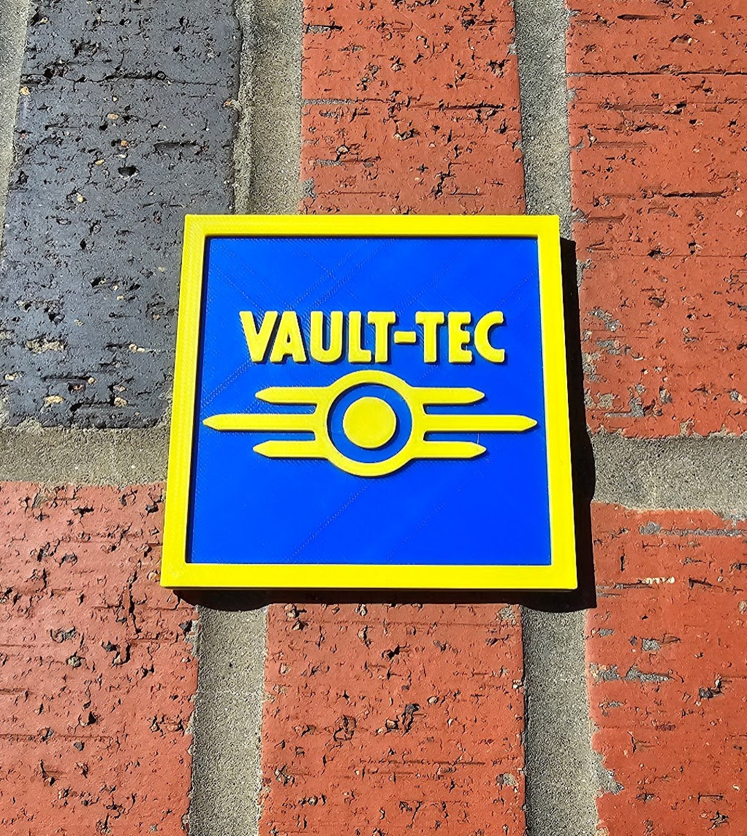 Fallout Vault Tec Blue & Yellow Themed 1 Coaster 3D Printed - Etsy