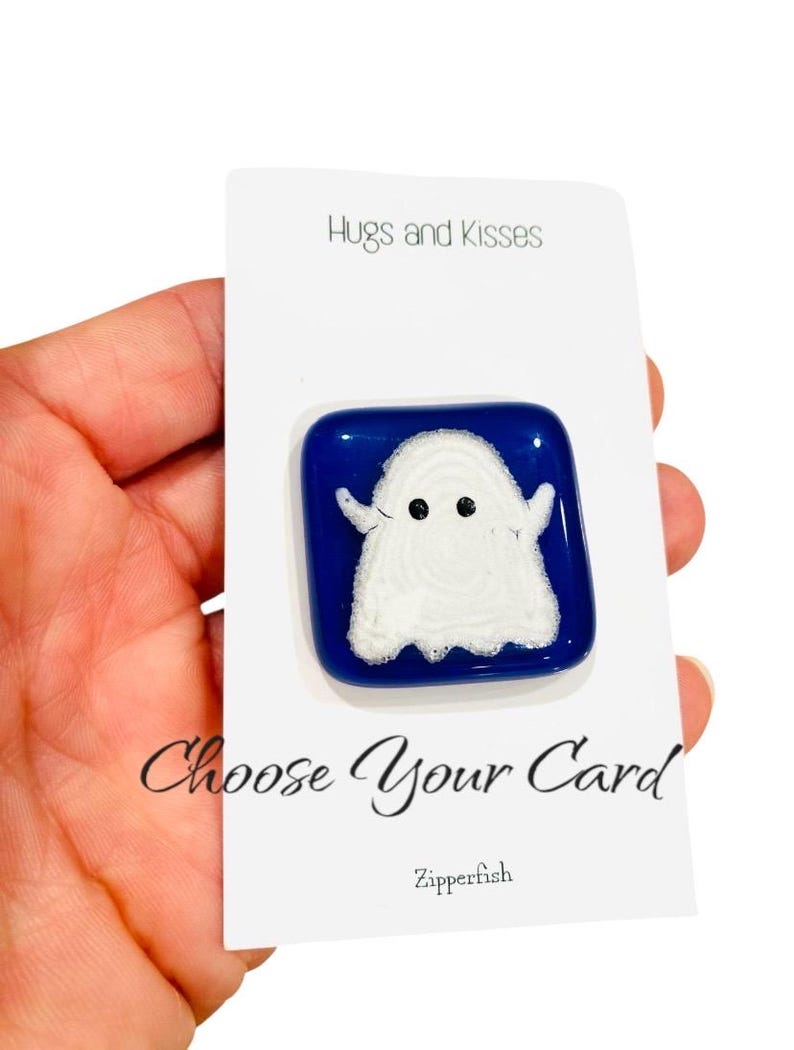 Ghost Hug, I Love You, Pocket Hug, Card, Anxiety Gift, Worry Stone ...