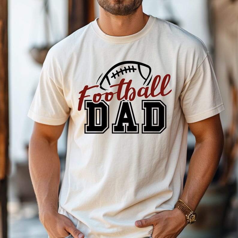 Football Shirt for Dad Football Dad T-shirt Game Day Football Shirt for ...