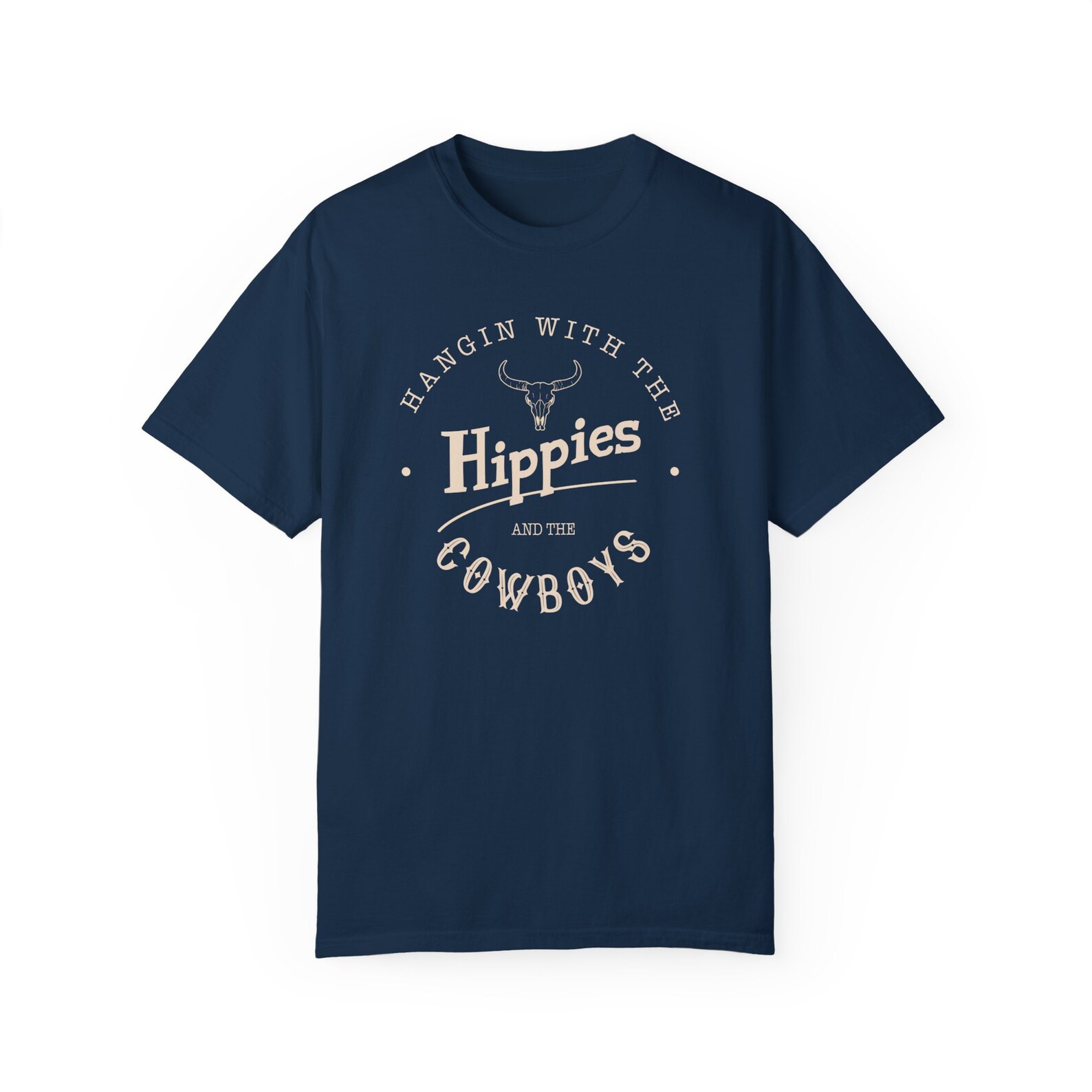 Hangin With the Hippies and the Cowboys T-shirt - Western Shirt ...