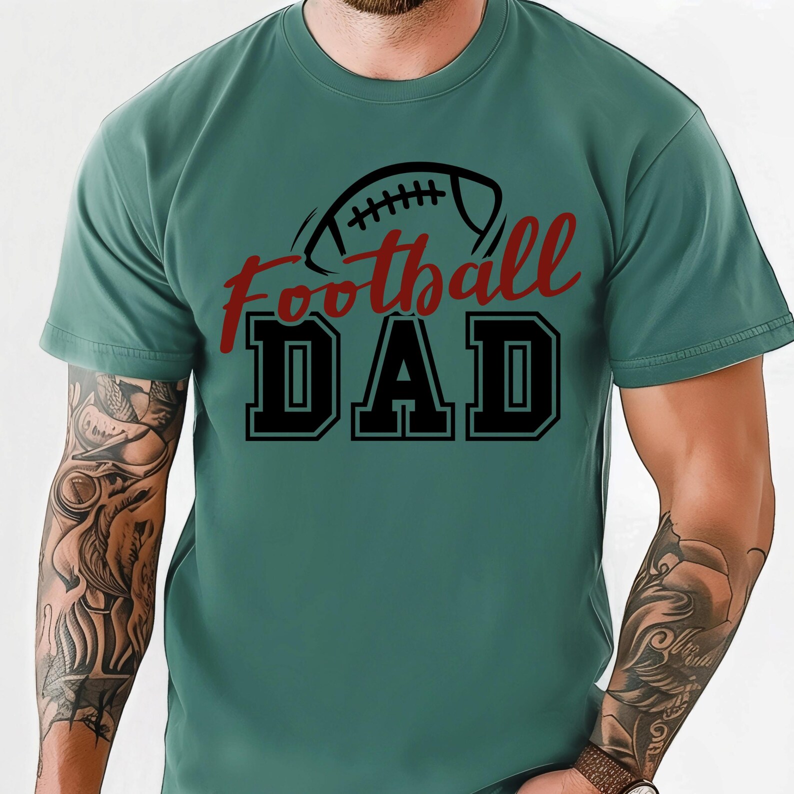 Football Shirt for Dad - Football Dad T-shirt - Game Day Football Shirt ...