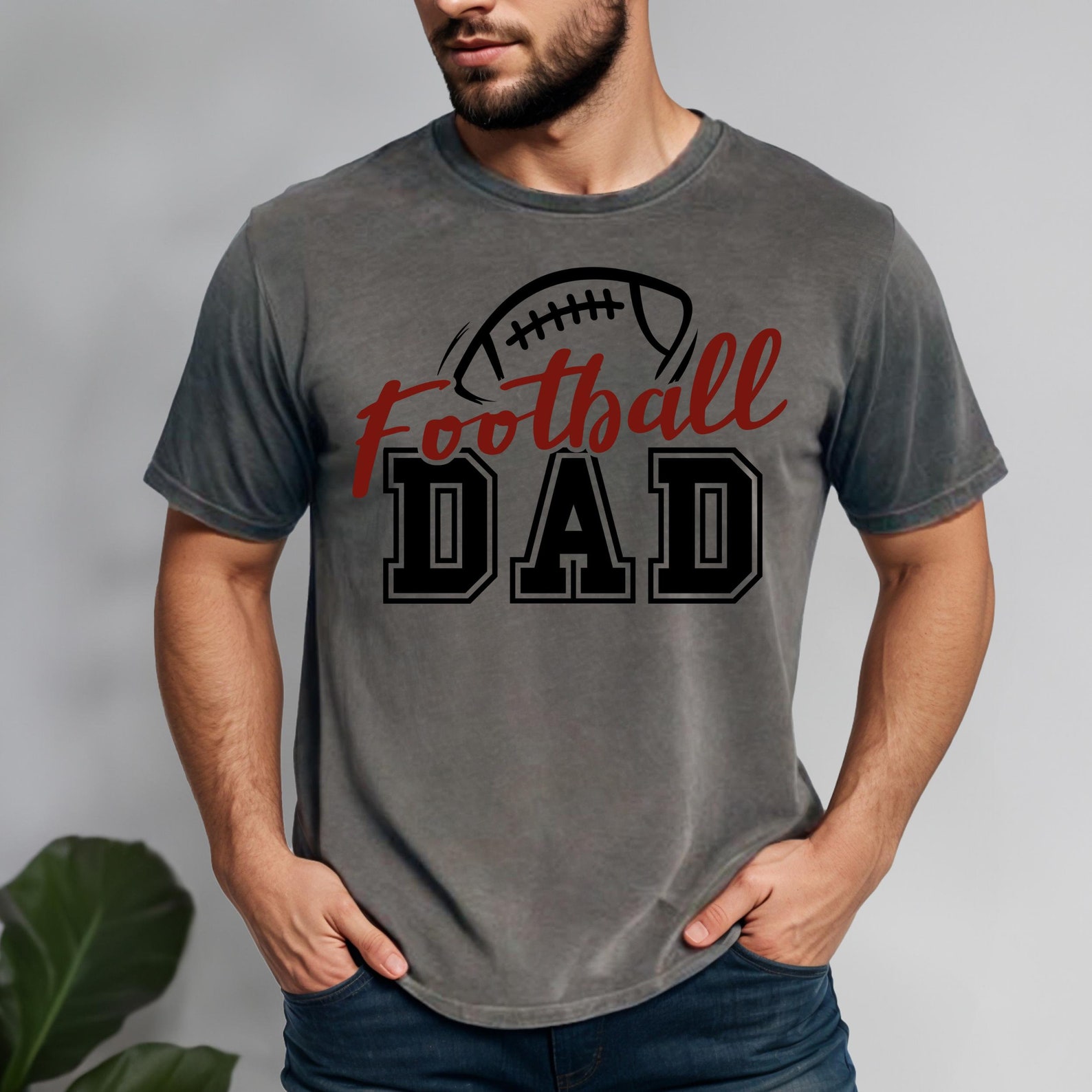Football Shirt for Dad Football Dad T-shirt Game Day Football Shirt for ...