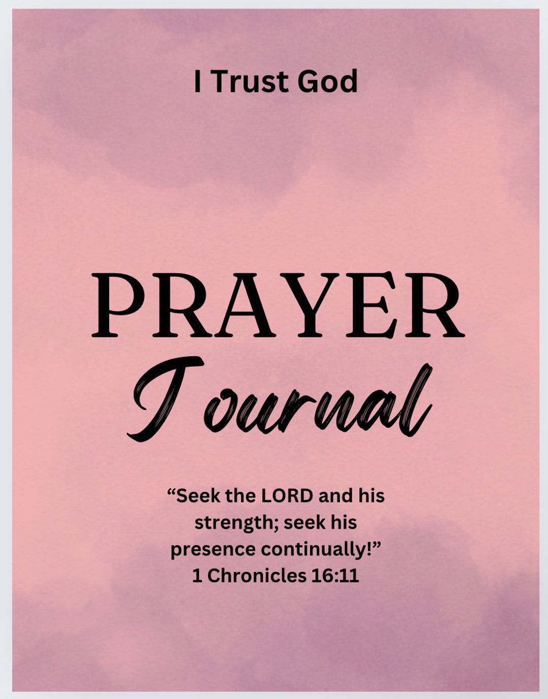 Digital Prayer Journal, Digital Prayer Notebook, Prayer Log, Prayer ...