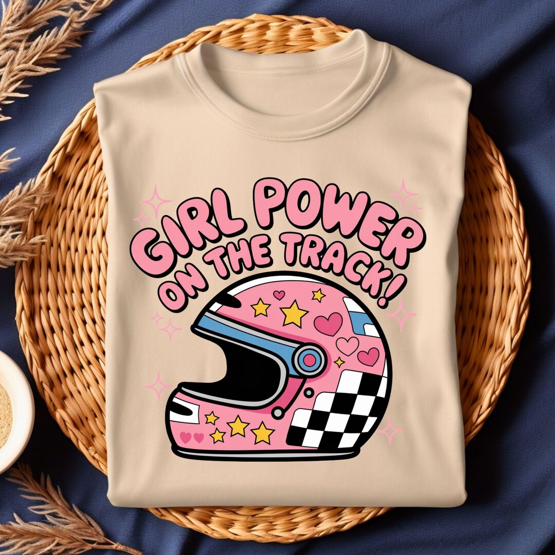 Girl Pwer on the Track Png, Rider Girls Png, on Track Designs Png, Girl ...