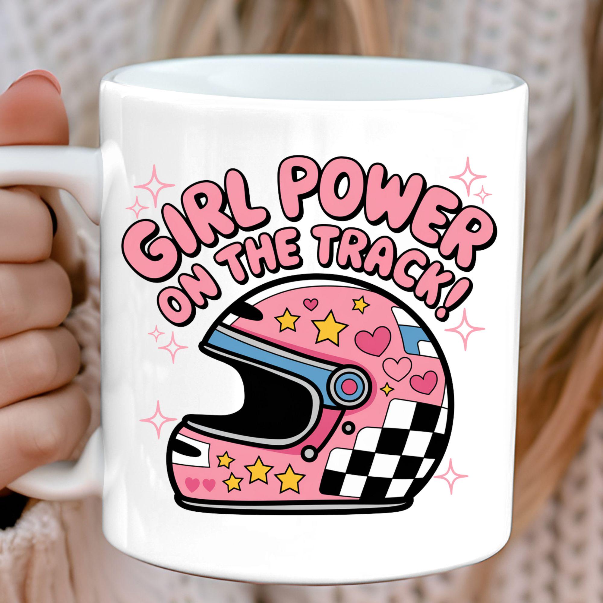 Girl Pwer on the Track Png, Rider Girls Png, on Track Designs Png, Girl ...