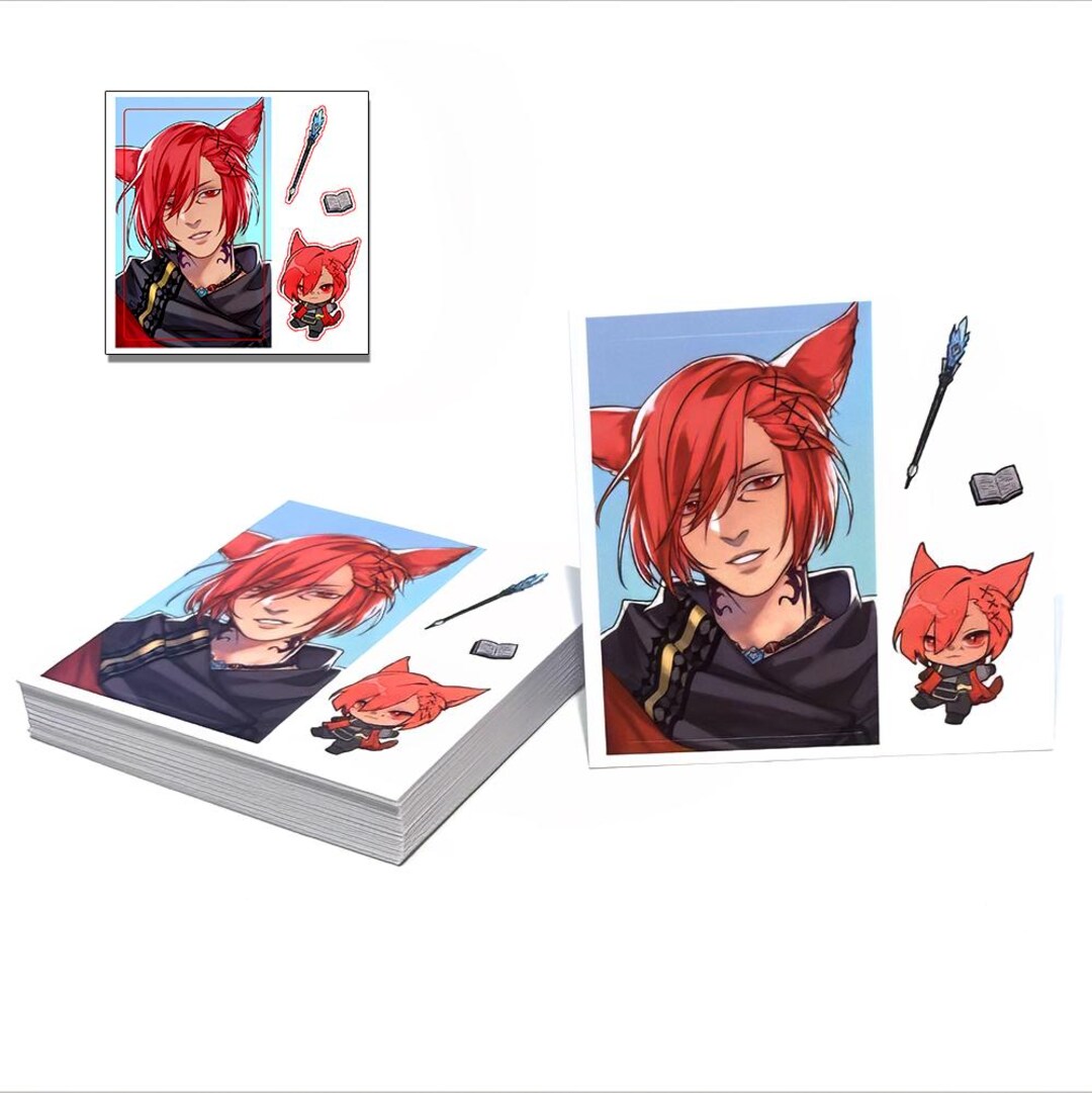 FFXIV | Photo Graha 3 Inch Sticker Sheet - Etsy