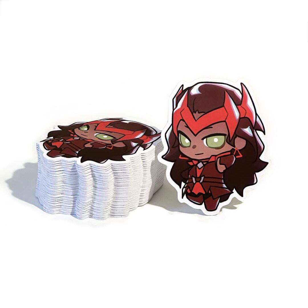 Marvel Rivals | Chibi Scarlet Witch 2.5 Inch Sticker - Etsy