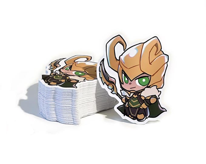 Marvel Rivals | Chibi Loki 2.5 Inch Sticker - Etsy
