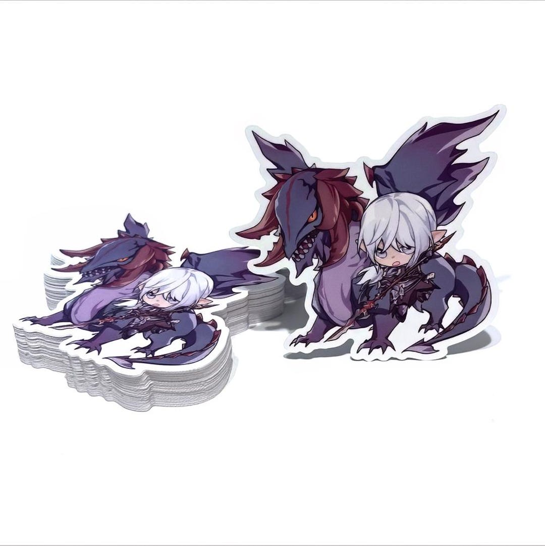 FFXIV | Big Boy Estinien 3 Inch Sticker - Etsy