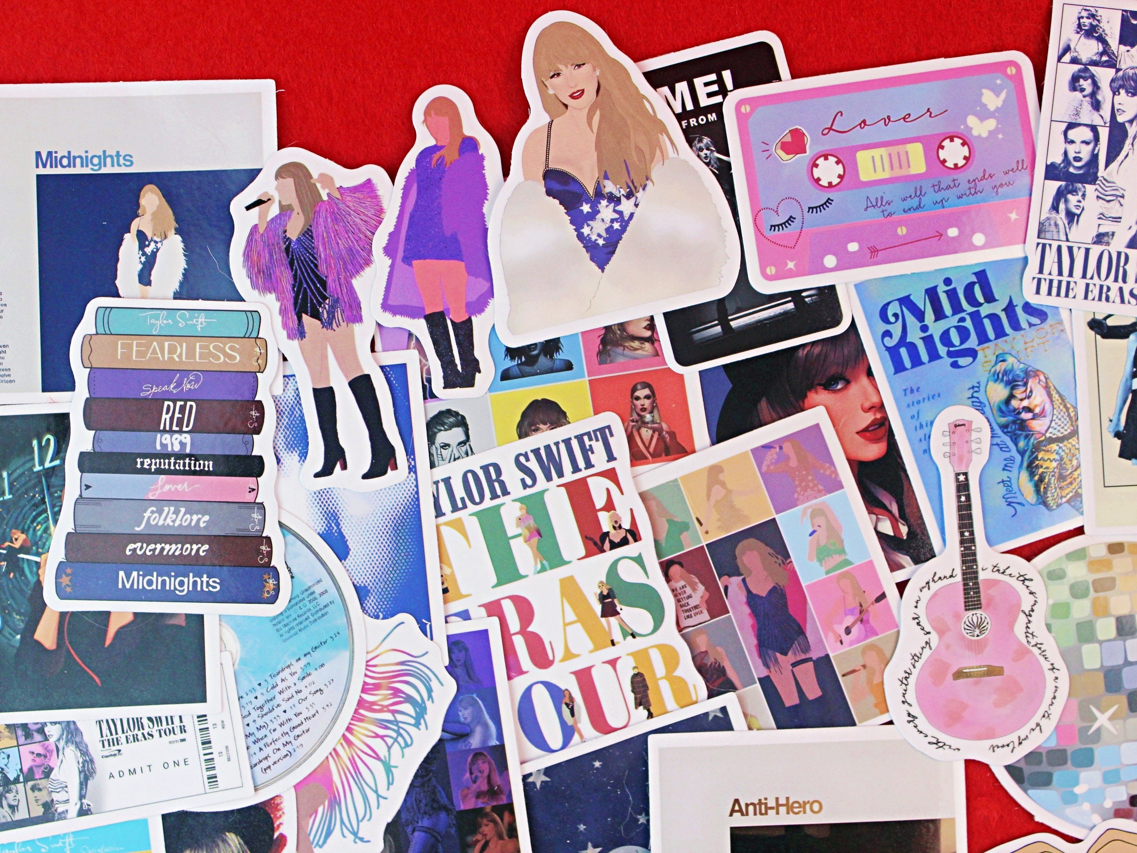 TS Taylor Stickers 100 in a Pack Compilations for Swifties Decal - Etsy