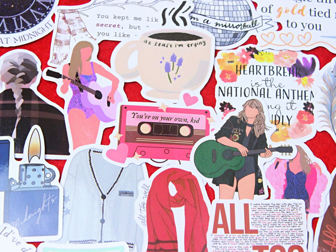 TS Taylor Stickers - 100 in a Pack - Compilations - for Swifties ...