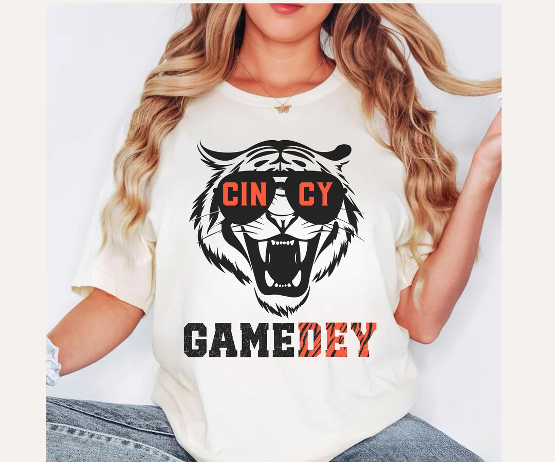 Cincy Game Day Football Shirt, Cincinnati Football Crewneck, Bengal Football Gameday Shirt ...