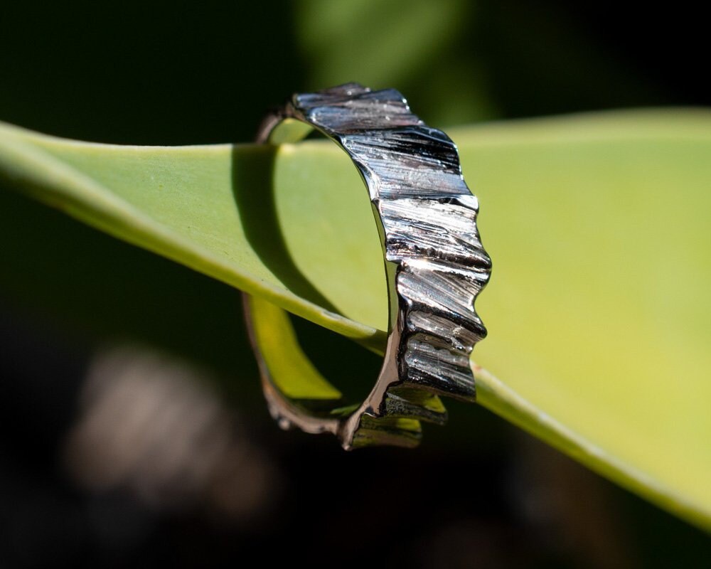 MR32 - Tree Trunk Wedge Ring