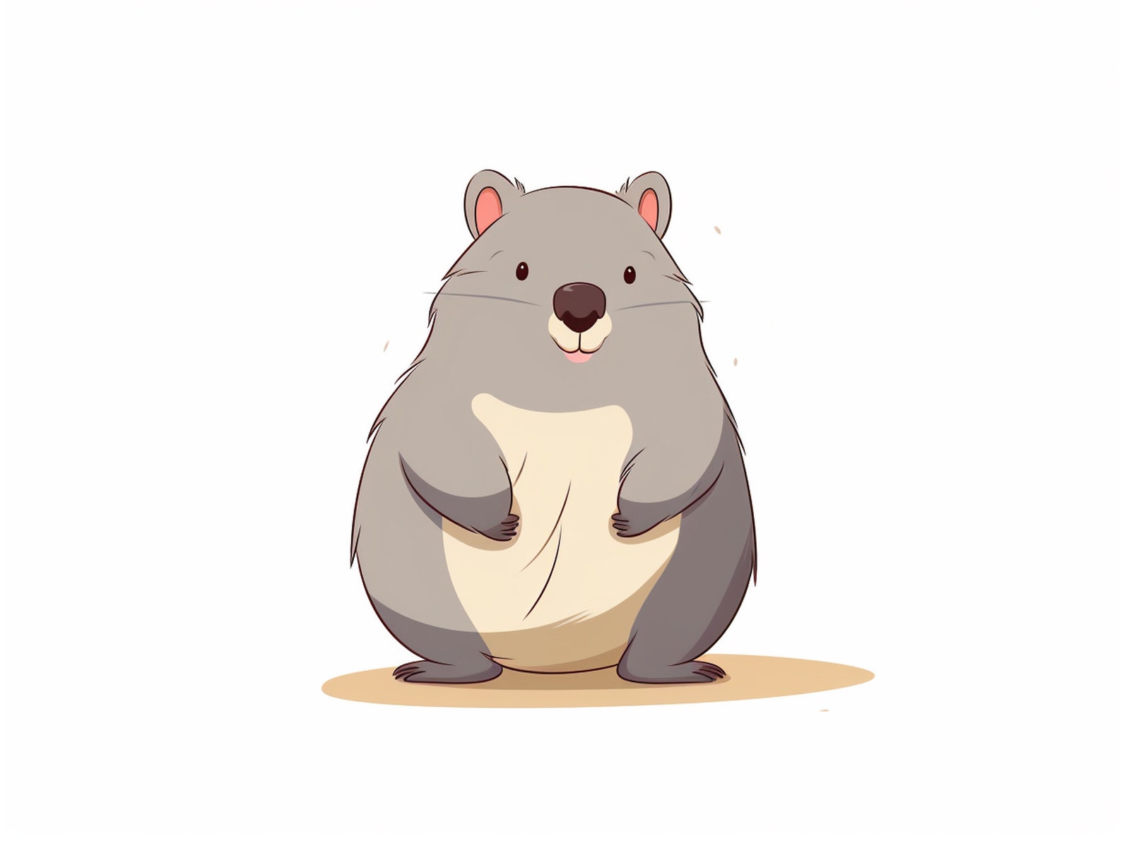 Cute Wombat Clip Art - Etsy