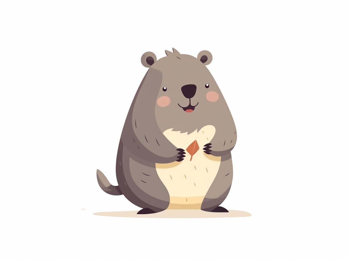 Cute Wombat Clip Art - Etsy
