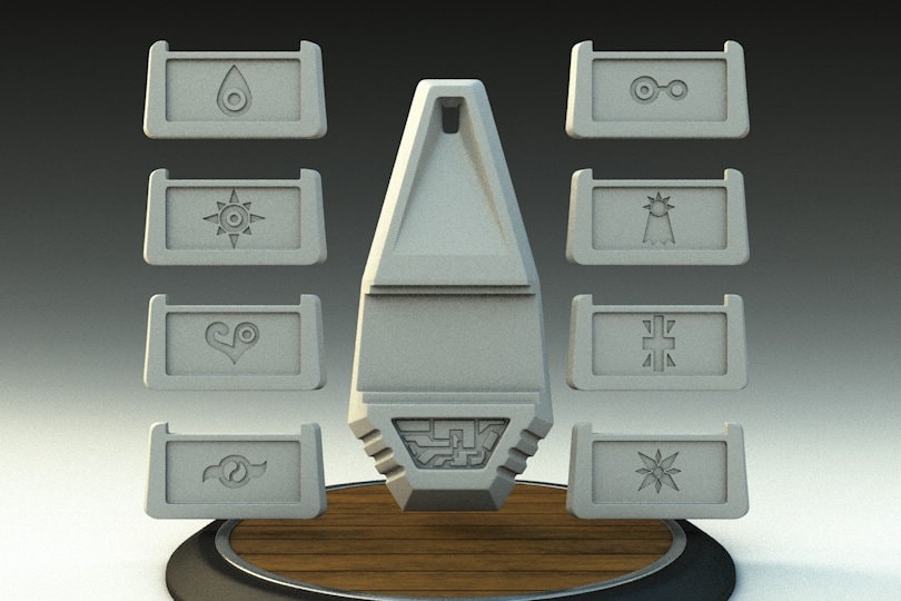 Digimon Crest Tag and All Original Crests STL - Etsy