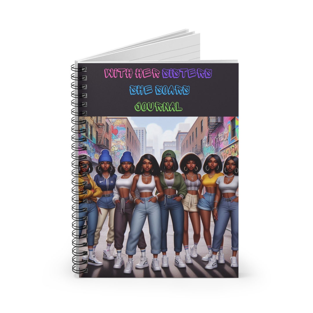With Her Sisters She Soars Spiral Journal Notebook Ruled Line - Etsy