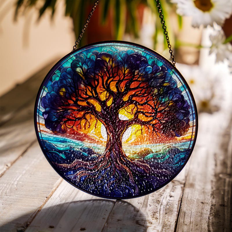 Tree of Life Suncatcher - Etsy