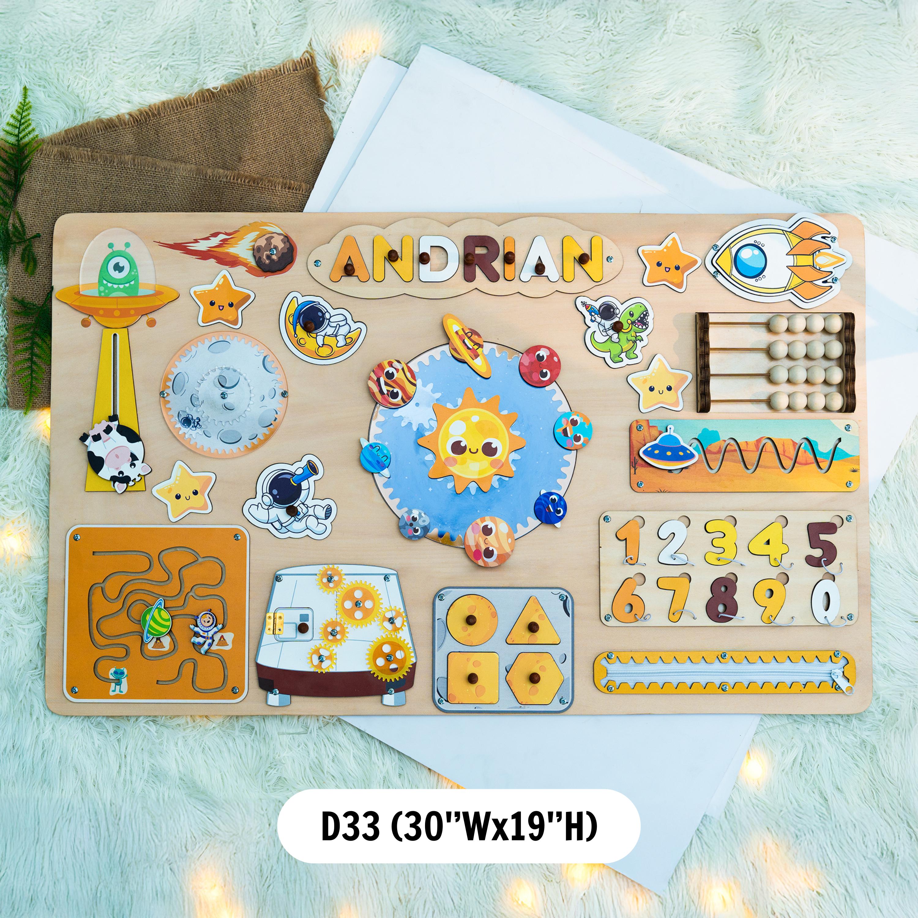 Space Busy Board, Astronaut Activity Board, Montessori Toys ...