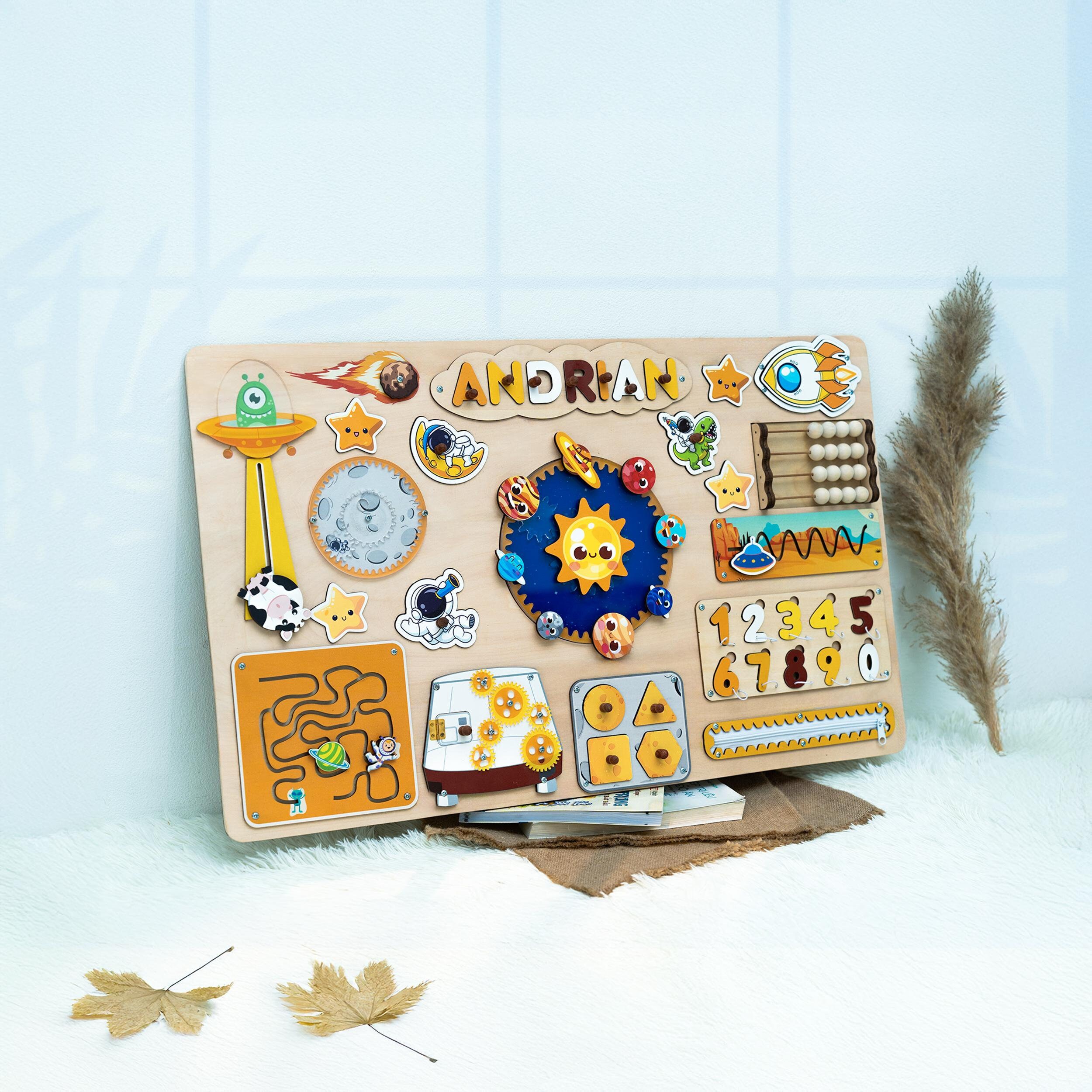 Space Busy Board, Astronaut Activity Board, Montessori Toys ...