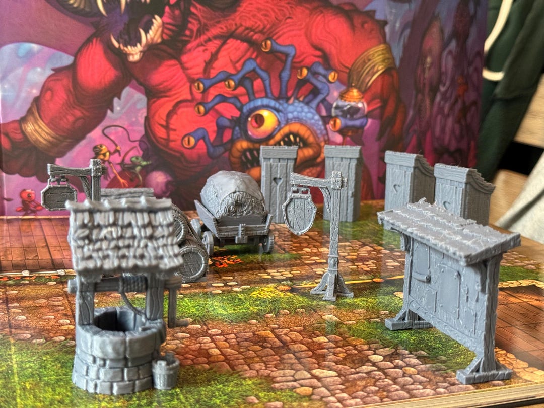 Tabletop Terrain | City Dressing Scatter Terrain | Miniature Terrian ...