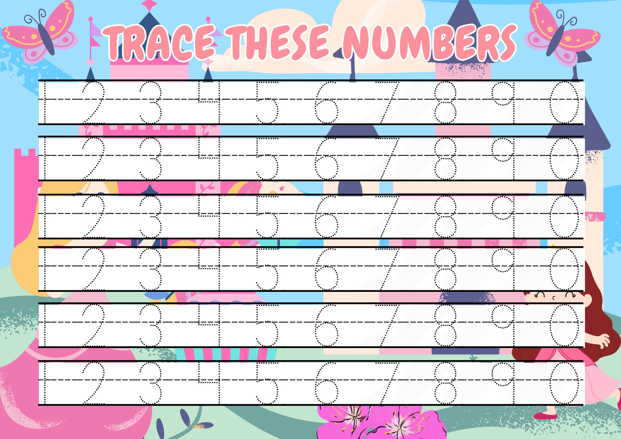 Princess Busy Book Templates - Etsy