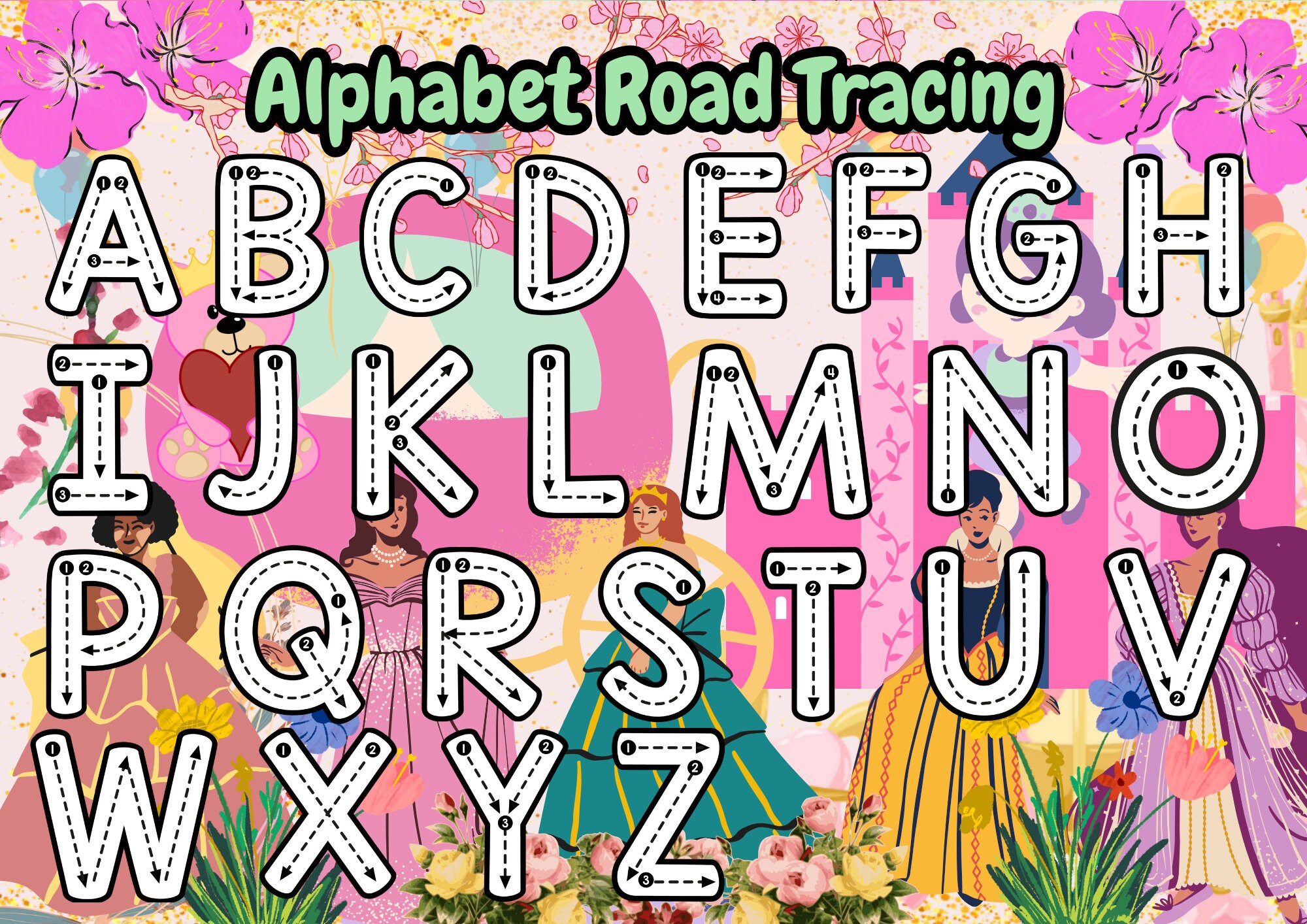 Princess Busy Book Templates - Etsy