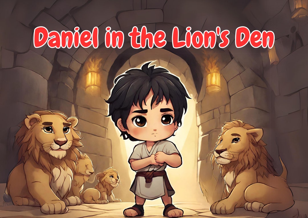 Busy Books Templates (daniel in the Lion’s Den) - Etsy