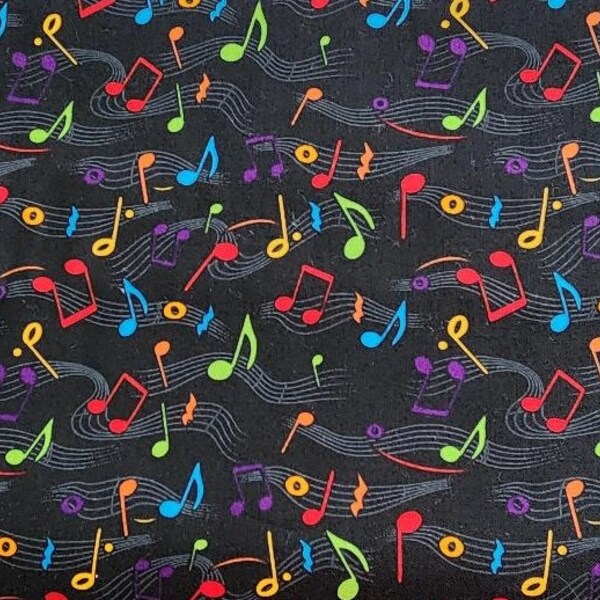 Music Note Fabric - Etsy